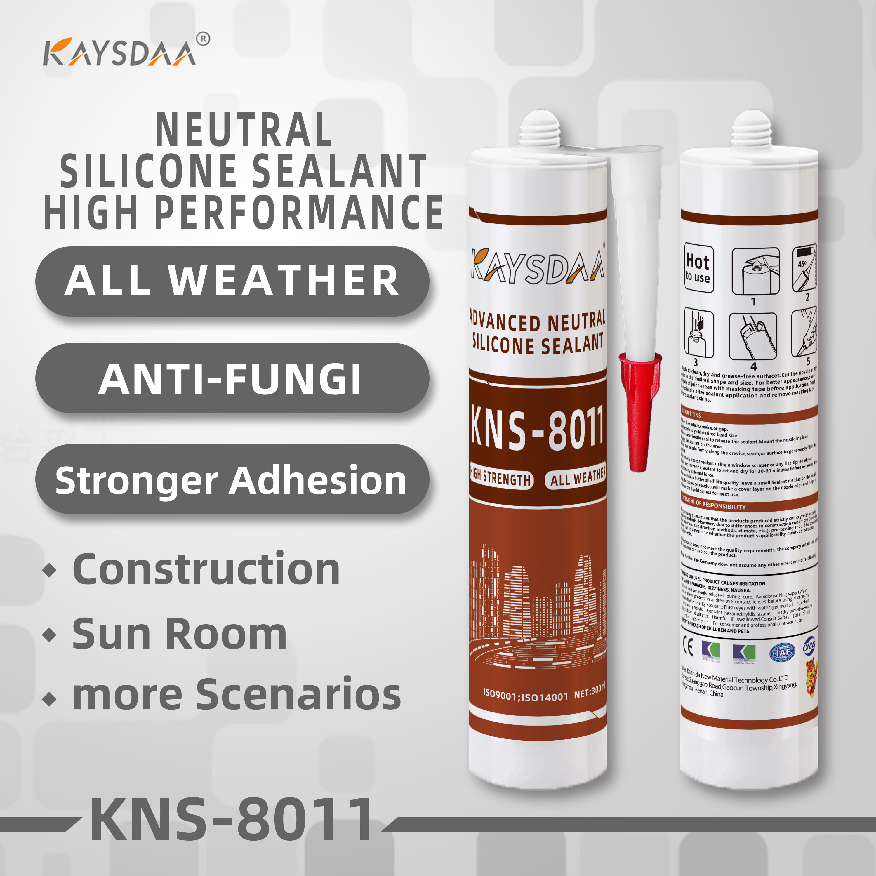 Sealant adhesive sealant OEM ODM glue PU , Silicone MS polymer Neutral ...